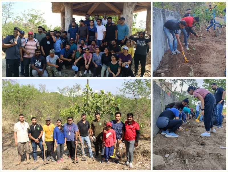 Northern Trust Team and Tech Mahindra team planted 150+ trees ...