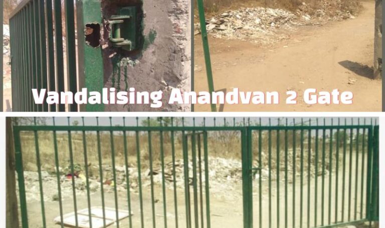 Protecting Anandvan Urban Forest: Fixing the Vandalised Gates at ...